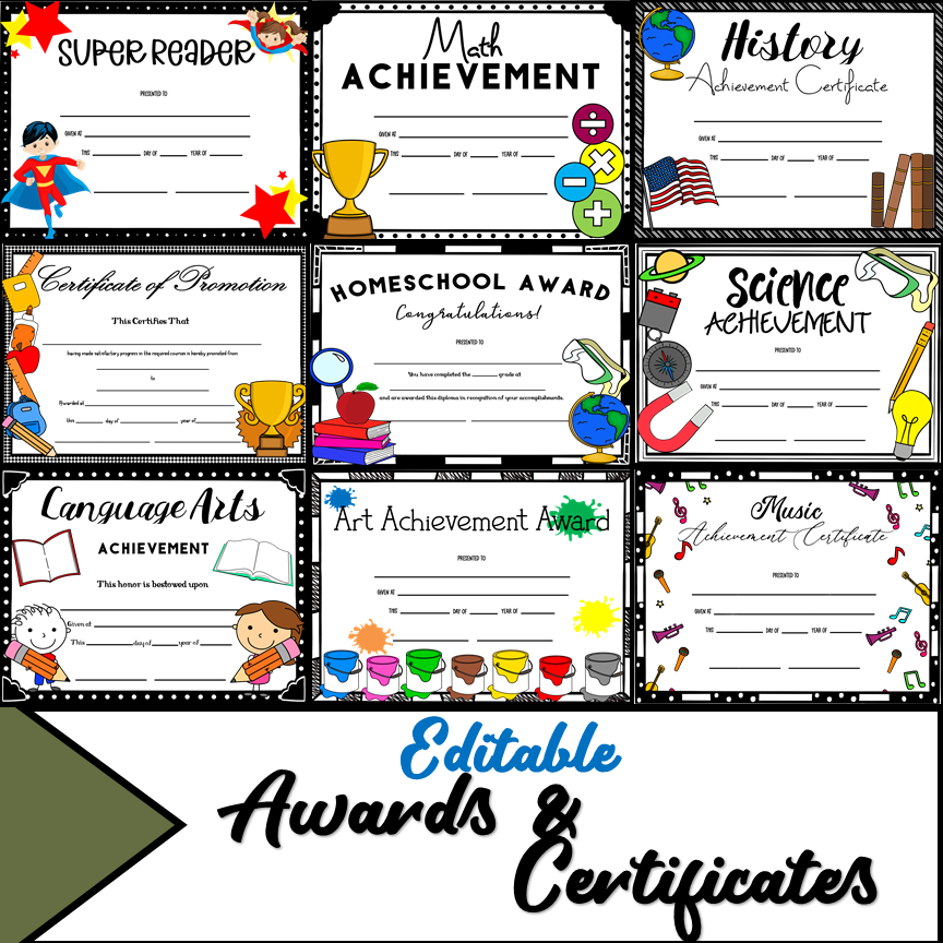 Awards and Certificates for End of Year - Made By Teachers