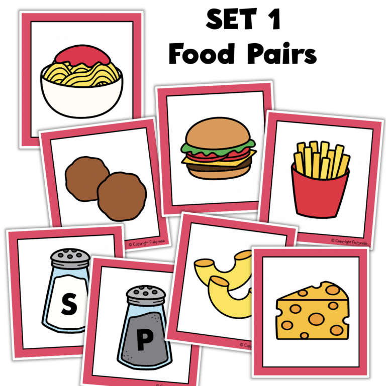 Partner Pairing Cards Things That Go Together | Made By Teachers