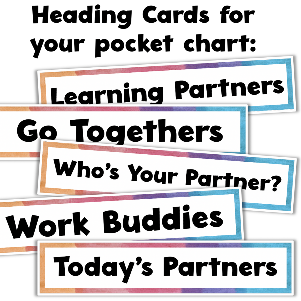 Partner Pairing Cards Things That Go Together | Made By Teachers