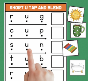 Blending CVC Words with Short Vowel Sounds Mini Books & Activities ...