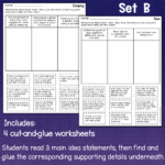 Main Idea and Details Passages Reading Comprehension Activities - Made ...