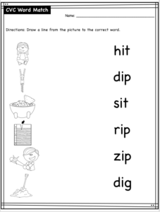 A short i CVC Emergent Reader Pack - Made By Teachers