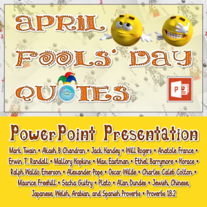 25 April Fools’ Day Quotes (PPT) - Made By Teachers