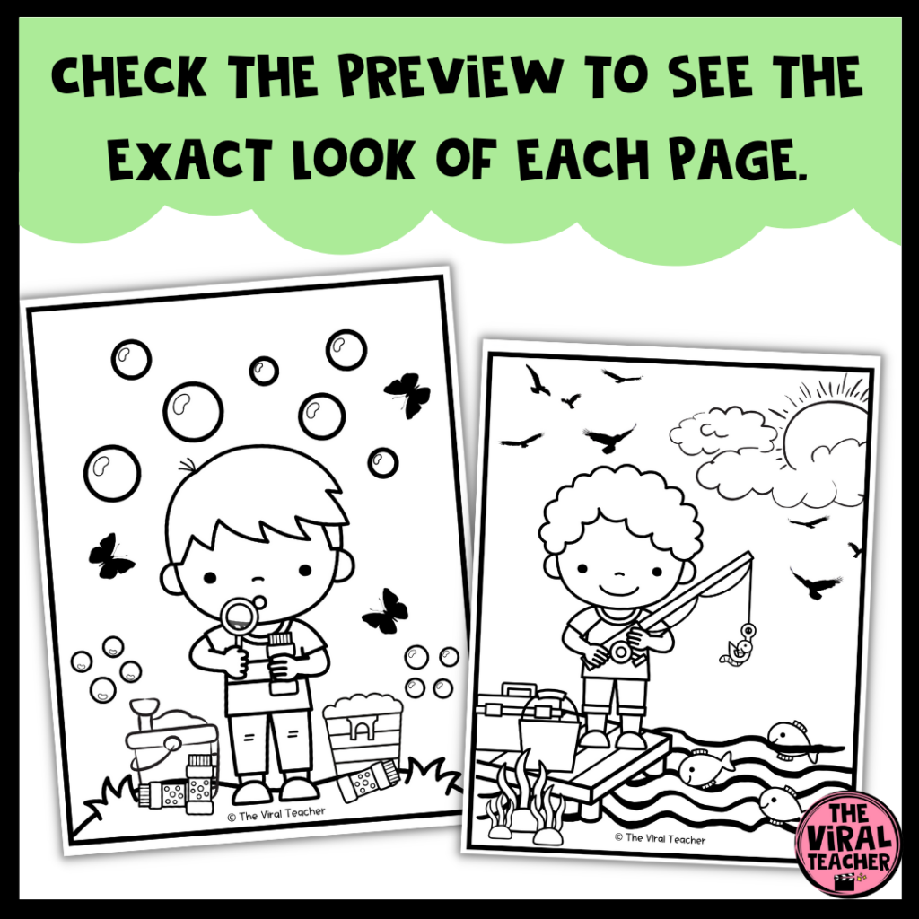 Spring Coloring Pages - Made By Teachers