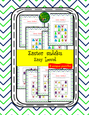 Easter Sudoku Easy | Made By Teachers