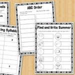 SUMMER Write the Room and Word Wall Vocabulary Cards - Made By Teachers