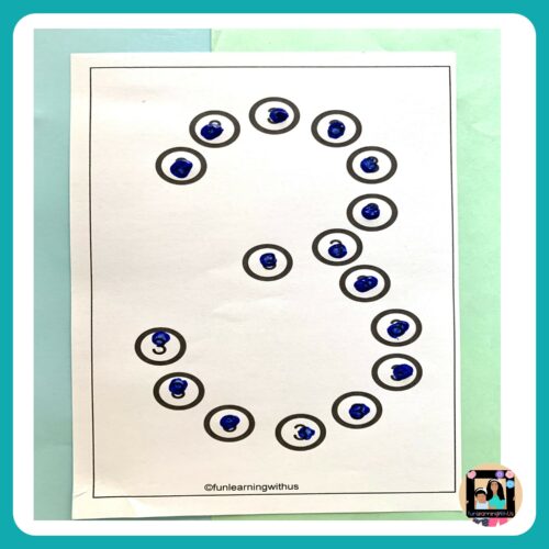 Numbers Q-Tip Painting Activity Fine Motor Activity - Made By Teachers