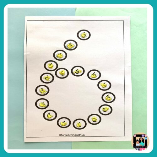 Numbers Q-Tip Painting Activity Fine Motor Activity - Made By Teachers