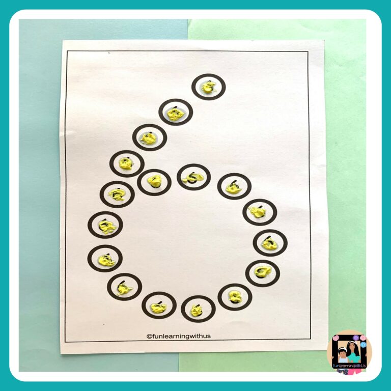 Numbers Q-Tip Painting Activity Fine Motor Activity - Made By Teachers
