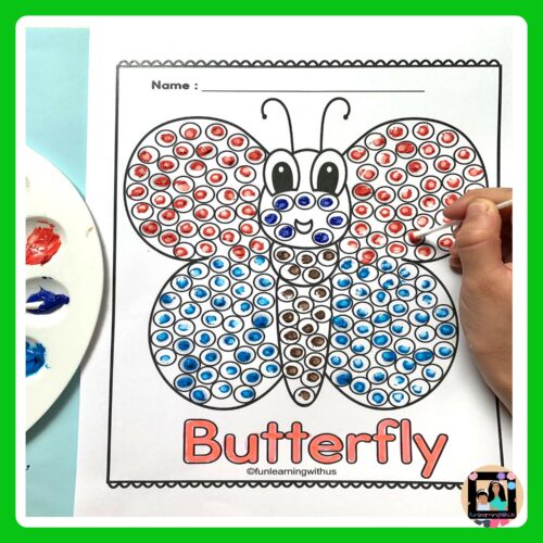 Spring Q-Tip Painting Activity | Made By Teachers