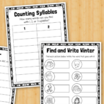 WINTER Write the Room Activities + Vocabulary Word Wall Cards | Made By ...