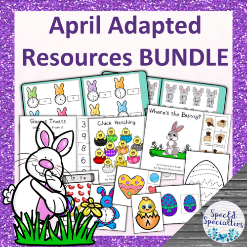 April Easter Adapted Resources BUNDLE | Made By Teachers
