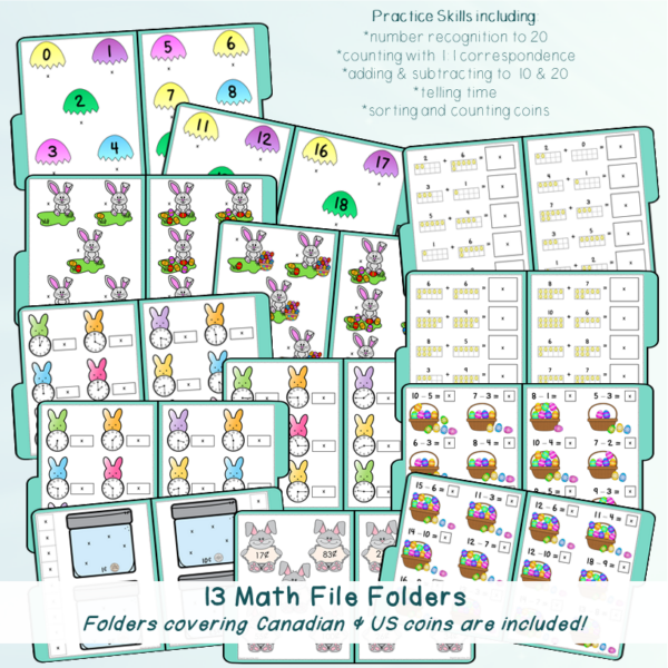 April Easter Adapted Resources BUNDLE - Made By Teachers