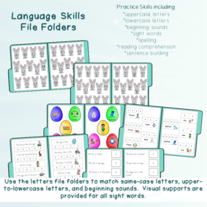 April Easter Adapted Resources BUNDLE | Made By Teachers