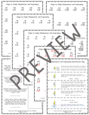 Multiplication with Regrouping | Made By Teachers