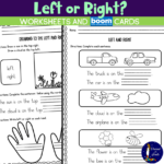 Left or Right? Worksheets and BOOM Card BUNDLE | Made By Teachers