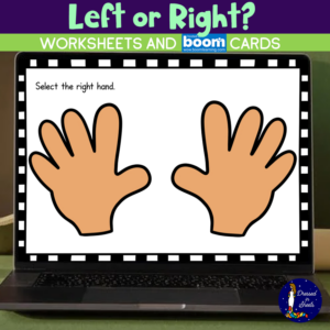 Left or Right? Worksheets and BOOM Card BUNDLE | Made By Teachers