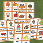 FALL Write the Room Activities + Vocabulary Word Wall Cards Autumn ...