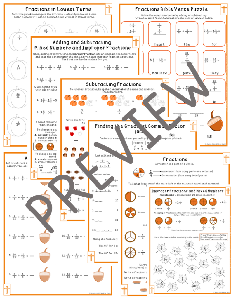 Fall Math Bundle | Made By Teachers
