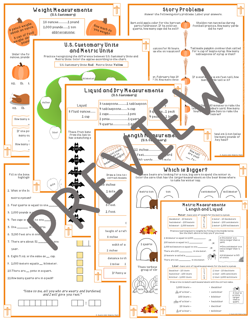 Fall Math Bundle | Made By Teachers