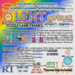 Fully Colored Rebus Puzzle Frames 101-120 PNGs - Made By Teachers
