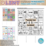 LENT Rebus Game Puzzles 326–350 Worksheets - Made By Teachers