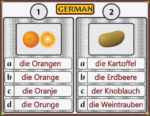German Task Cards - Fruits and Vegetables - Made By Teachers