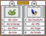 German Task Cards - Animals - Made By Teachers