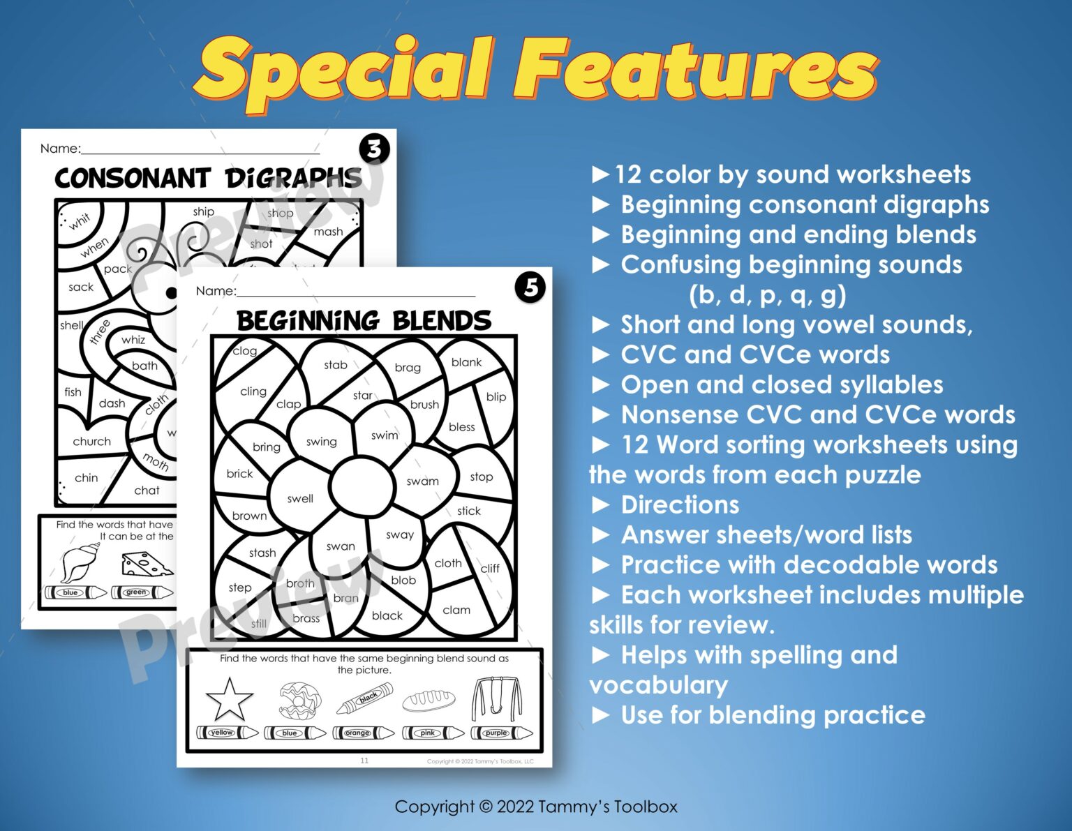 Phonics Sound Coloring Sheets for Phonemic Awareness | Made By Teachers
