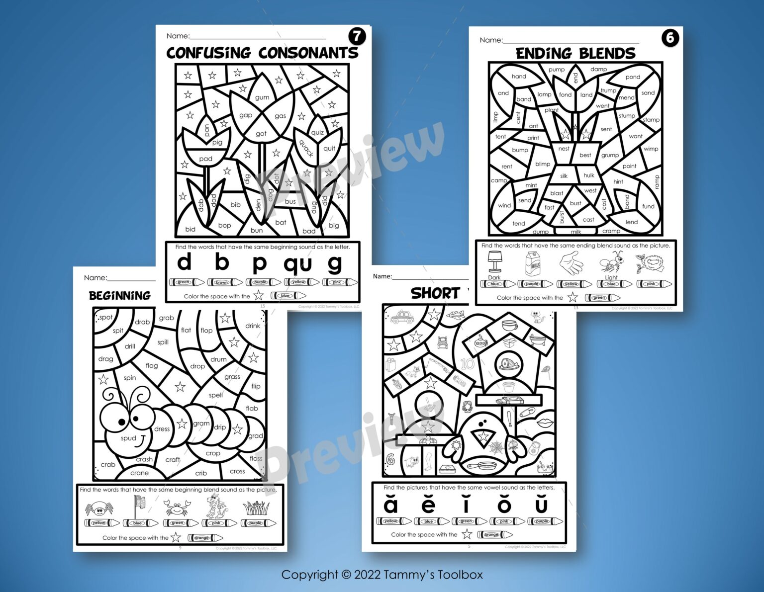 Phonics Sound Coloring Sheets for Phonemic Awareness | Made By Teachers