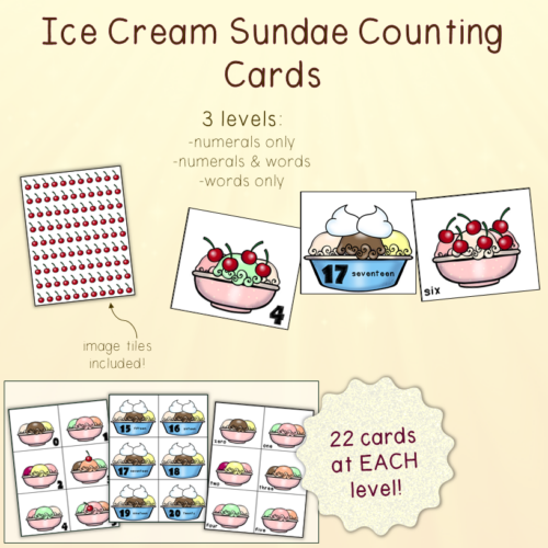 June Summer Ice Cream Task Boxes - Made By Teachers