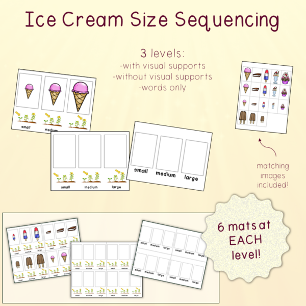 June Summer Ice Cream Task Boxes - Made By Teachers