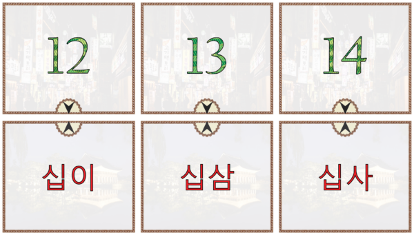 Korean Match & Task Cards - Numbers (Sino-Korean) & Colors Bundle ...