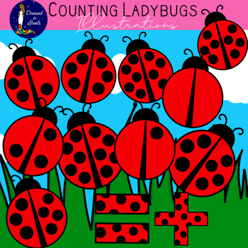 Counting Ladybugs Clip Art | Made By Teachers