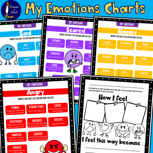 My Emotions Chart - Made By Teachers