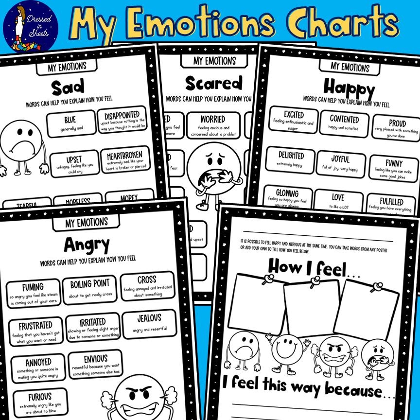 My Emotions Chart - Made By Teachers