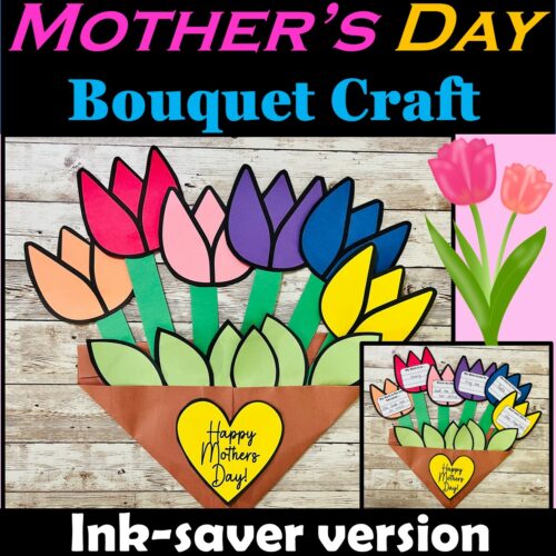 Mother's Day Craft Activities, Mothers Day Tulip Bouquet Card | Made By ...