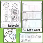Earth Day Activities Flip book, Earth Day Craft, Reduce Reuse Recycle ...