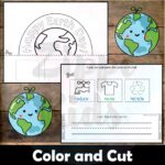 Earth Day Crown Hat Activities Craft, Name Hats, Earth Day Craft Hats ...