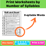 Decoding Multisyllabic Word Lists | Multisyllable Word Games Bundle ...