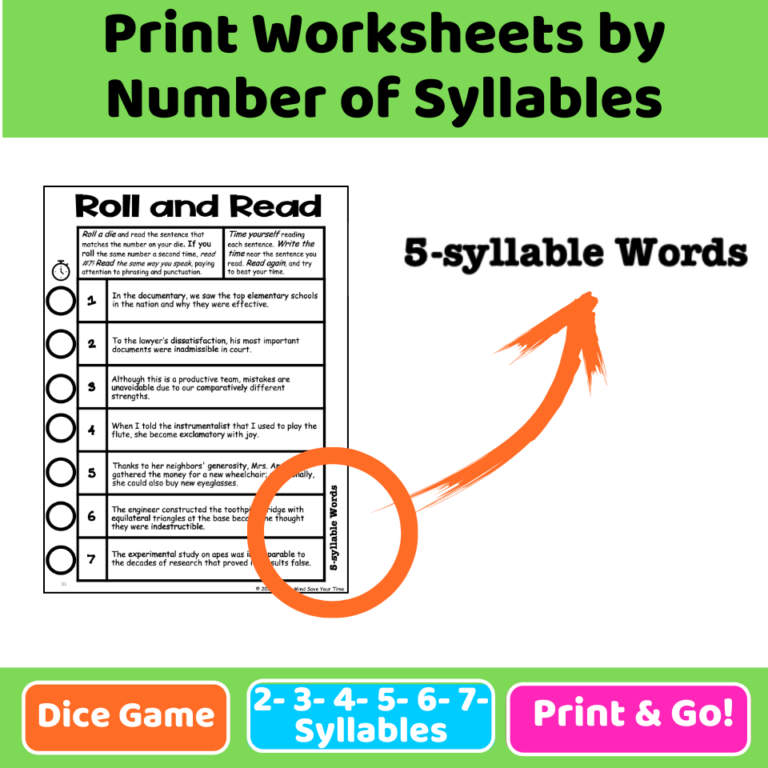 Decoding Multisyllabic Word Lists | Multisyllable Word Games Bundle ...
