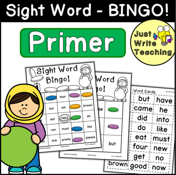 Sight Word Bingo - Dolch Primer | Made By Teachers