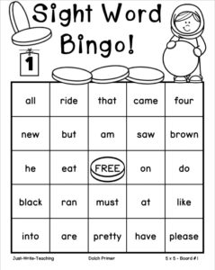 Sight Word Bingo - Dolch Primer | Made By Teachers