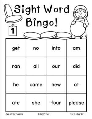 Sight Word Bingo - Dolch Primer | Made By Teachers
