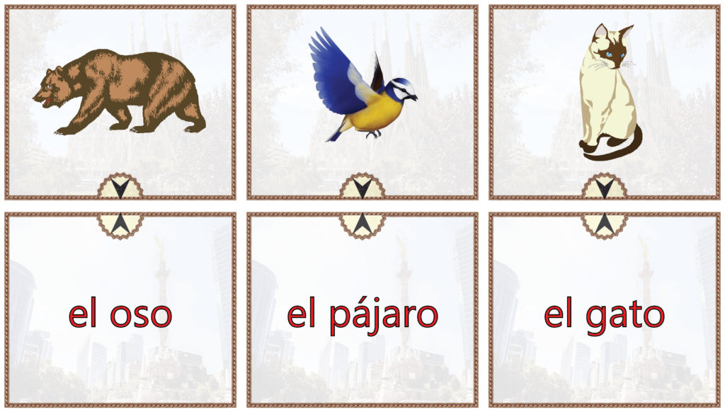 Spanish Match & Task Cards - Animals Bundle - Made By Teachers