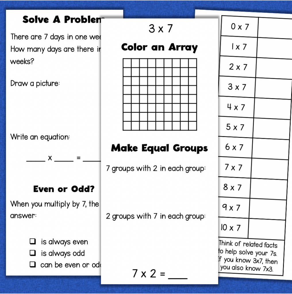 Multiplication Facts & Strategies Practice Brochures x1 to x10 | Made ...