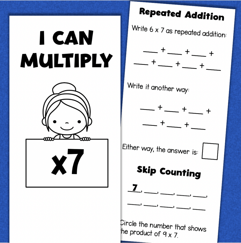 Multiplication Facts & Strategies Practice Brochures x1 to x10 | Made ...