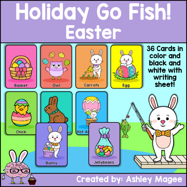 Holiday Fun Go Fish Game - Easter Themed Game | Made By Teachers