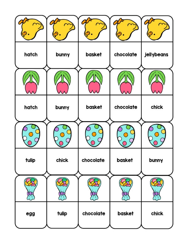 Easter Domino Game with Writing Sheet Options - Holiday Dominoes | Made ...