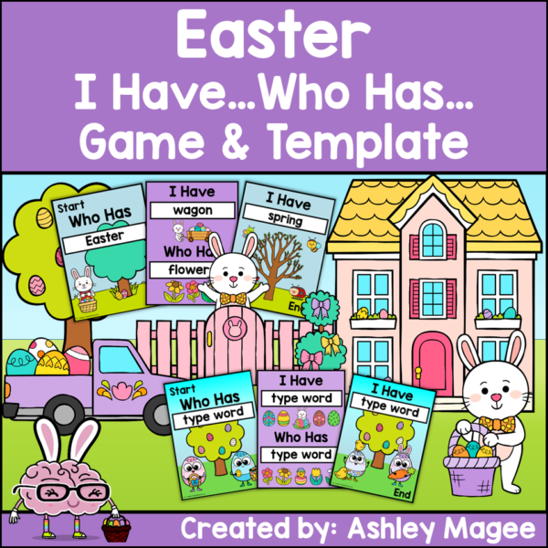 Easter I Have, Who Has Ready-to-Print Game and Editable Template | Made ...